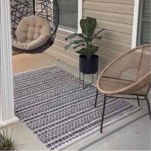 Threshold | Accents | New Washable Norwalk 3 X 46 Rug Black Cream ...